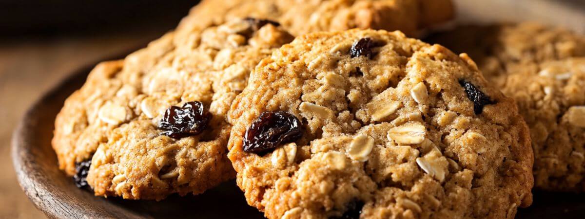 Biscuits à l'avoine et amandes - Recette saine et gourmande